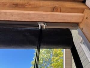 Retractable Garage Door Screen with Aluminum Frame | Zip-Roll